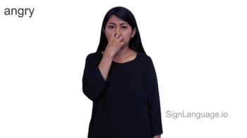 Angry Sign Language