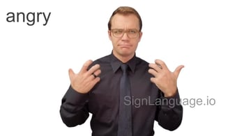 Angry Sign Language