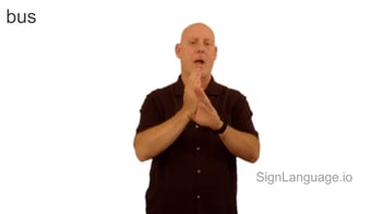 Sign Language For School Bus